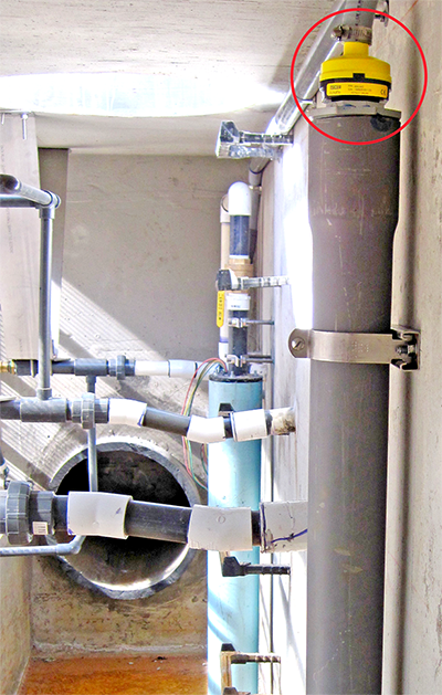 HVAC Cooling Water Basin Ultrasonic Level Sensor – Flowline Liquid ...