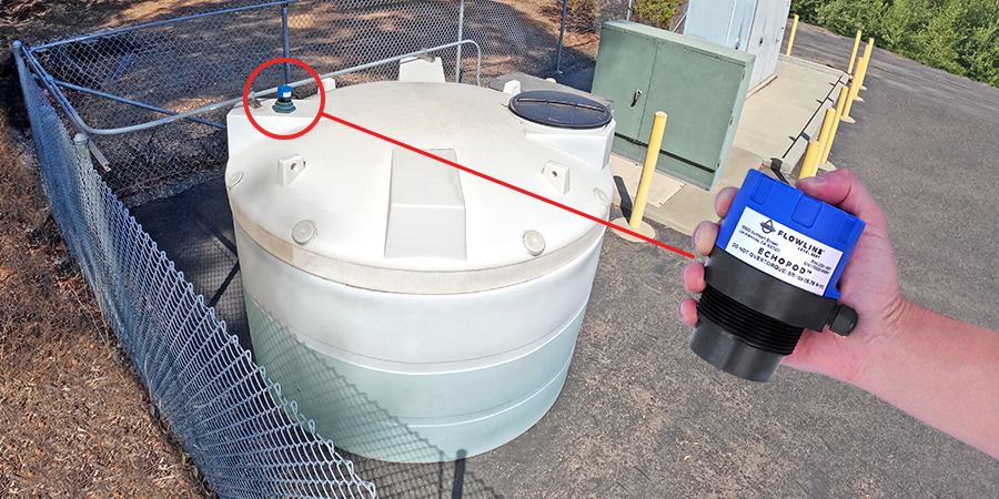 Bleach Chemical Feed Tank Ultrasonic Level Measurement – Flowline ...