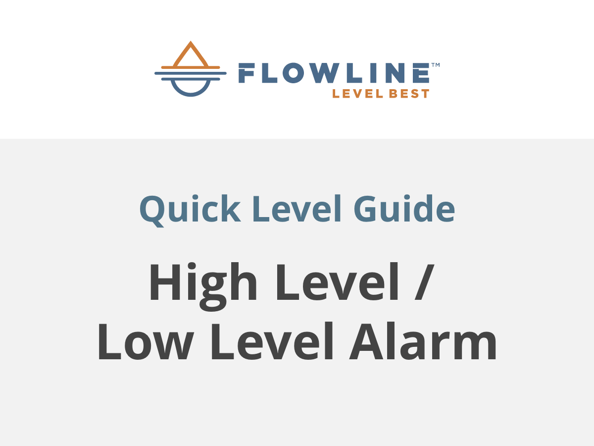 Basic Level Applications – Flowline Liquid & Solid Level Sensors ...